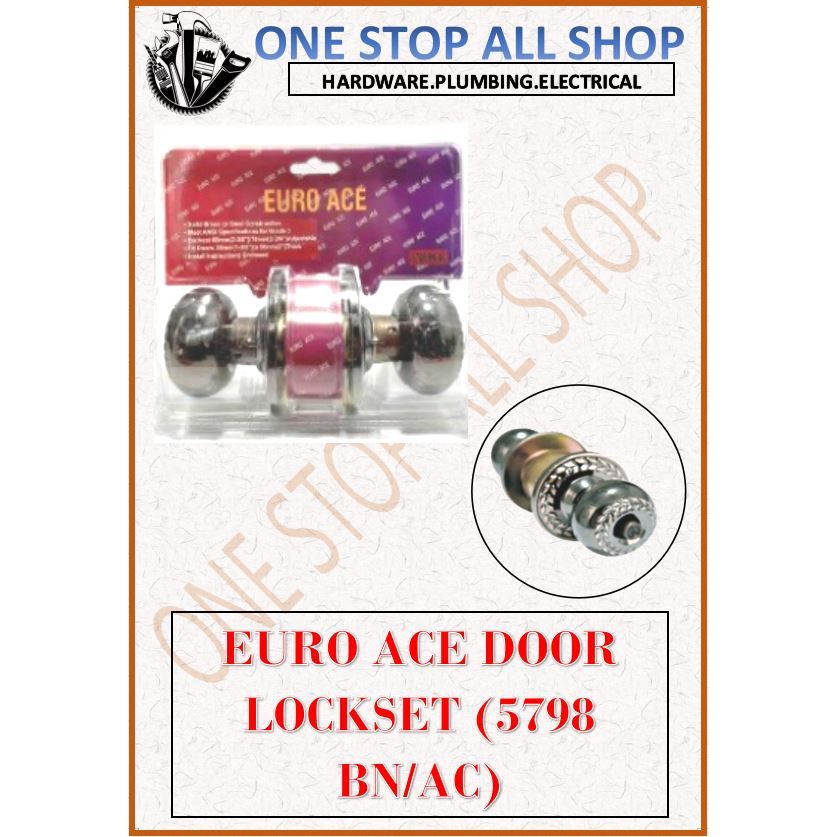 5798 BN/AC EURO ACE DOOR LOCK SET | Shopee Philippines