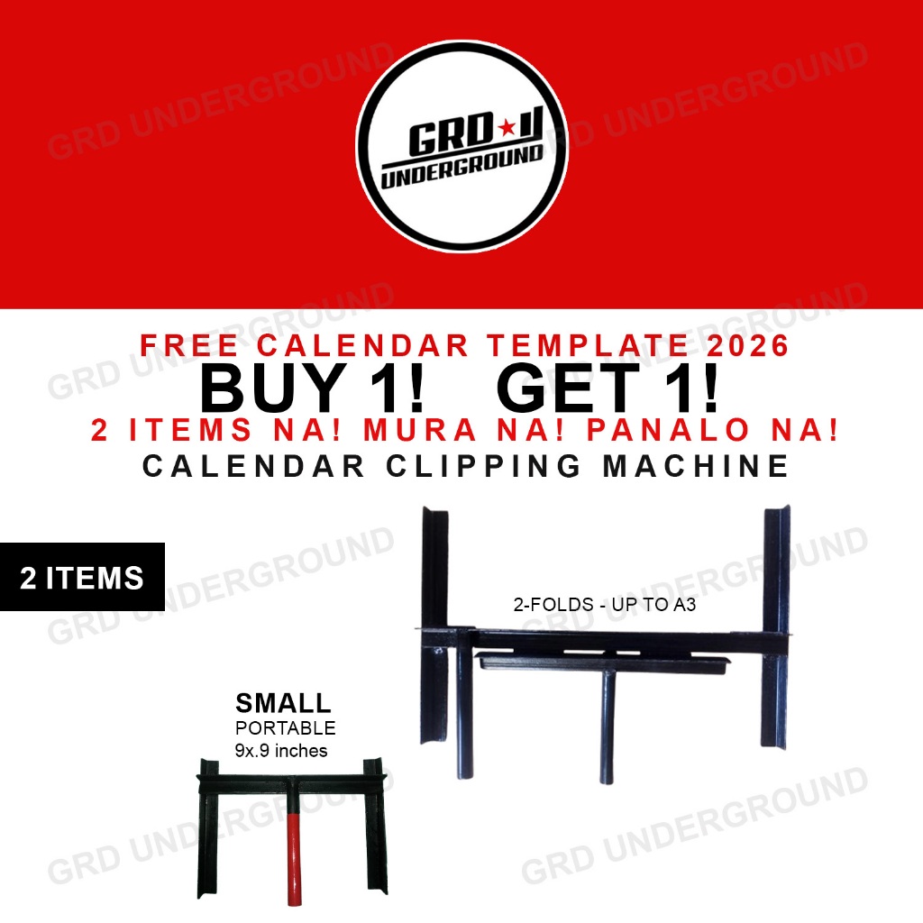 Calendar Clipping machine - 2 folds up to a3 plus Portable Calendar ...