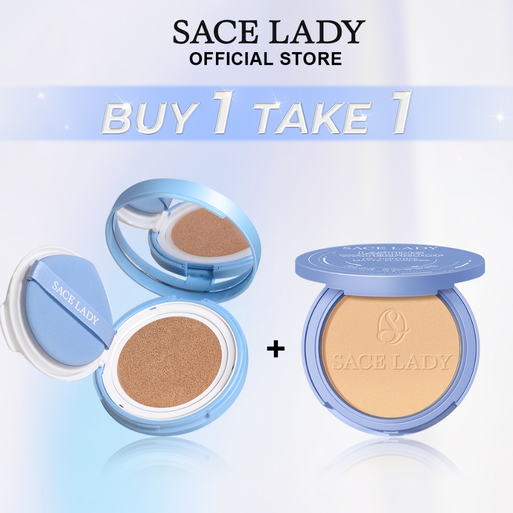 SACE LADY Face Makeup Set Oil Control Matte Face Powder Long lasting ...