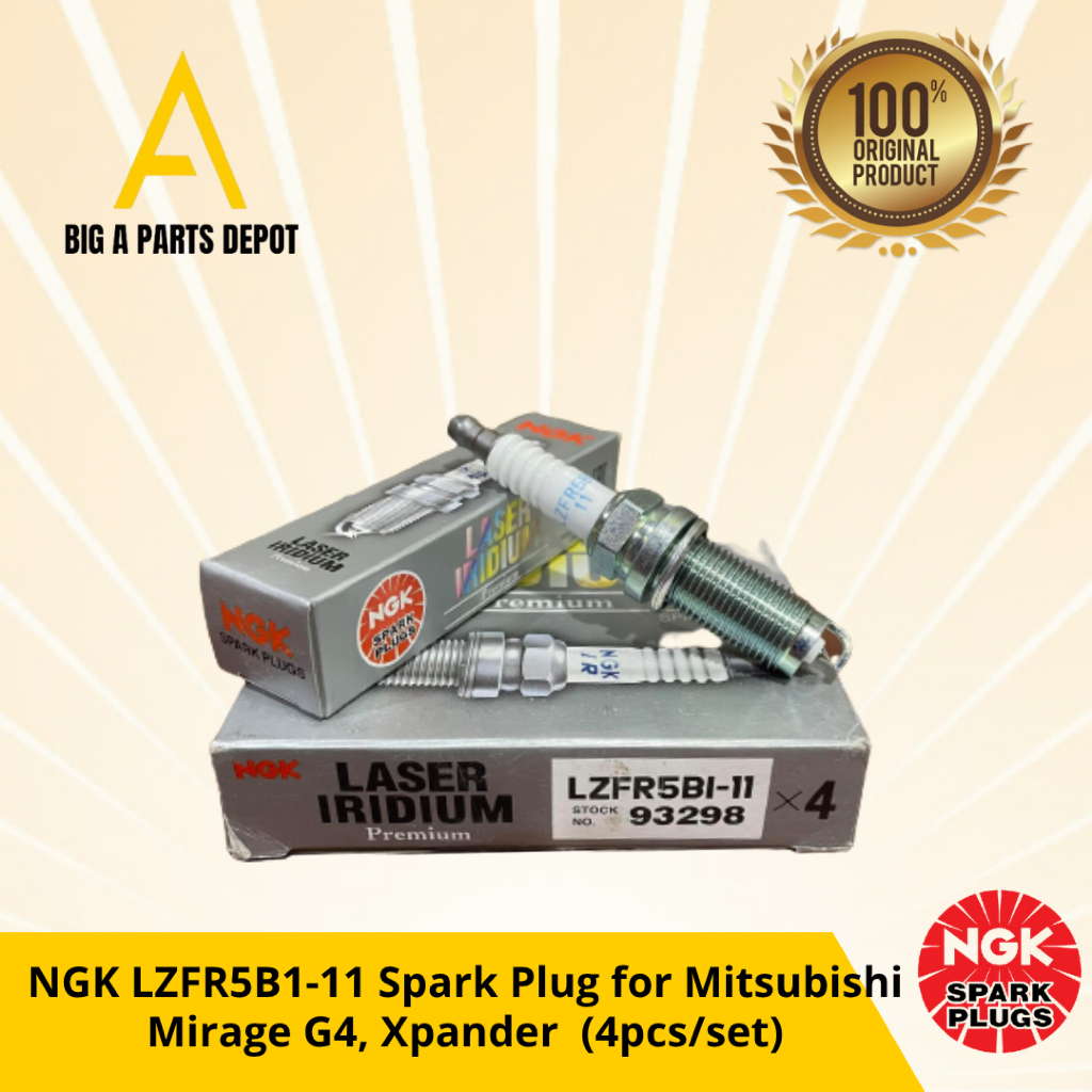 NGK Spark Plug LZFR5BI-II Laser Iridium for Mitsubishi Mirage G4 ...