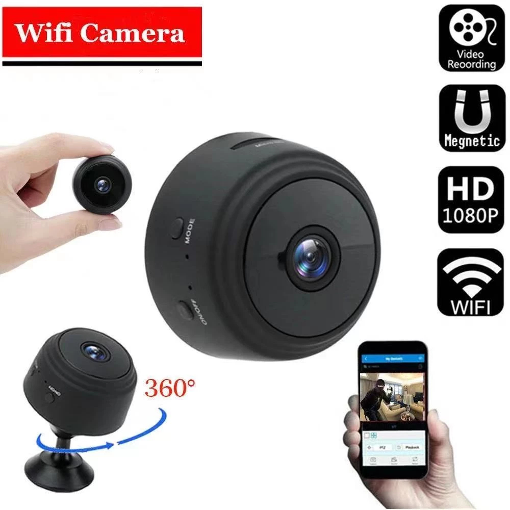 A9 Mini WiFi Camera 1080p HD Night Version Micro Voice Recorder ...