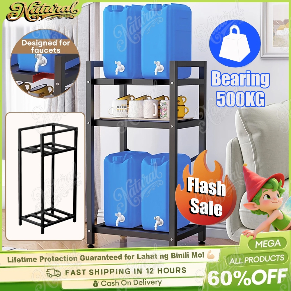 Water Gallon Rack Heavy-Duty Water Tank Stand Multi-Layer Carbon Steel ...