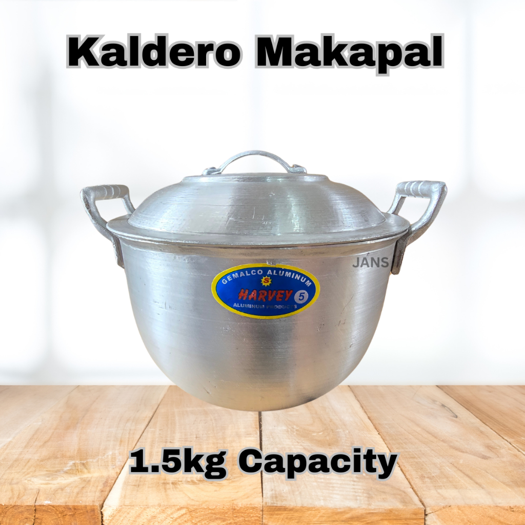 Kaldero Makapal 1.5kg Capacity Heavy Duty Aluminum | Shopee Philippines