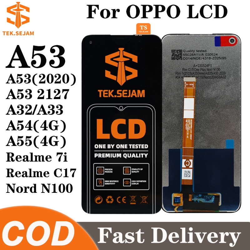 Tek.sejam LCD For OPPO A53 A55/A54(4G) A53S A32 A11S Realme 7i/C17 LCD ...