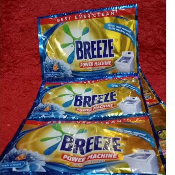 Breeze liquid detergent sachet 60ml per sachet by 6 | Shopee Philippines