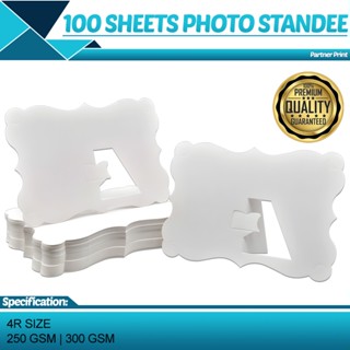 100pcs 4R/5R Size Photo Standee for Photobooth White Board Photo ...