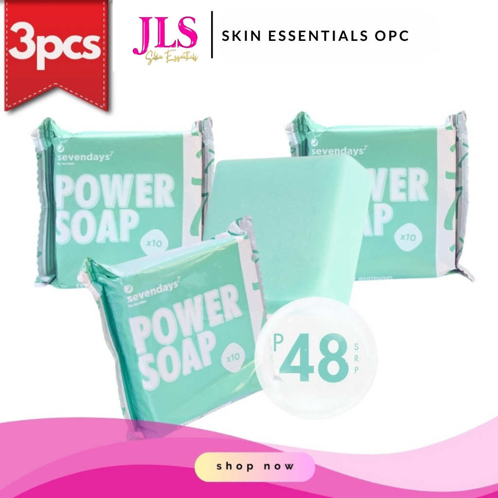 3pcs Sevendays Power Soap 10x Extreme Whitening Scar Fader Collagen ...