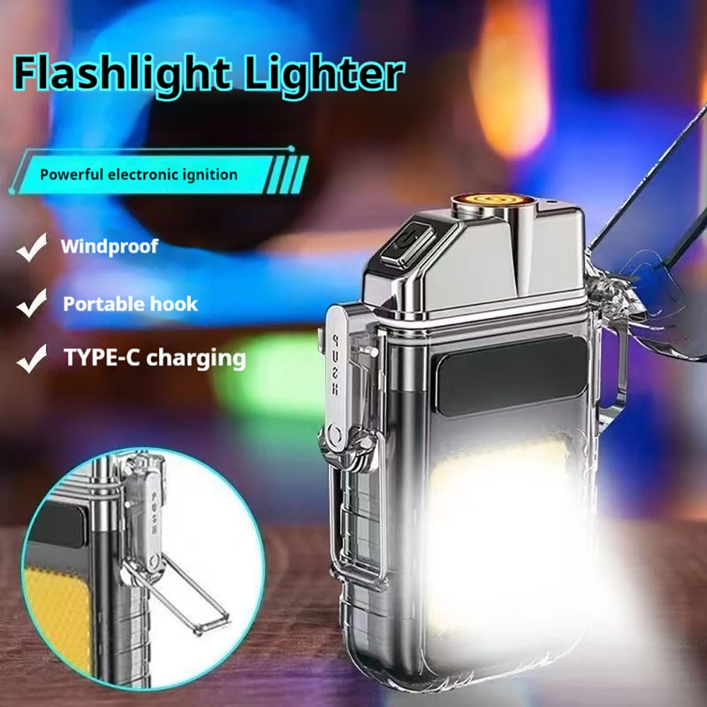 Type-C fast charging flashlight lighter imported wick electric ...