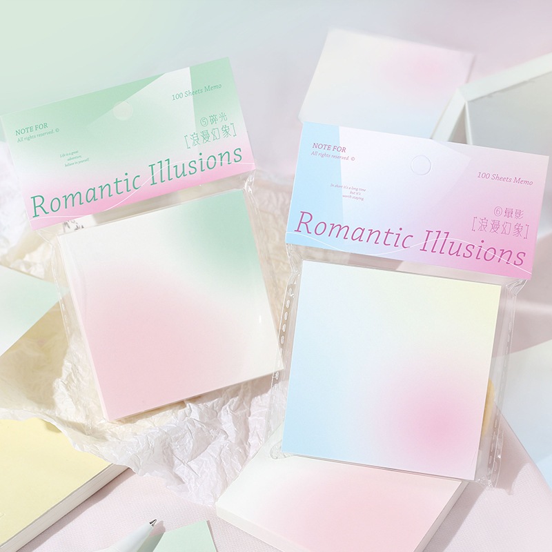 NOTE FOR Memo Pad - "Romantic Illusion" 100 Sheets | Shopee Philippines
