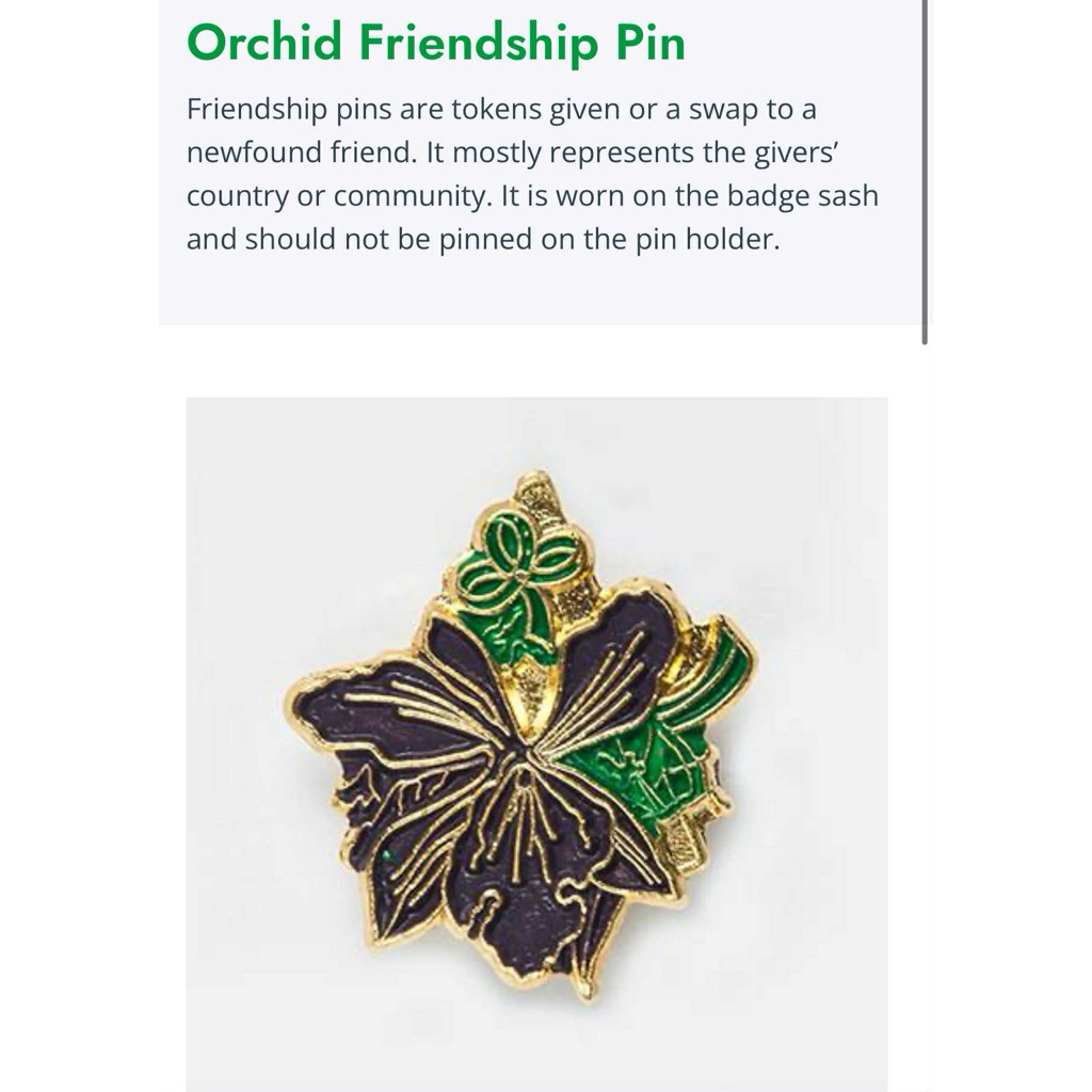 ORIGINAL GSP PIN ACCESSORIES TWINKLER, STAR, JUNIOR,SENIOR, TROOP ...