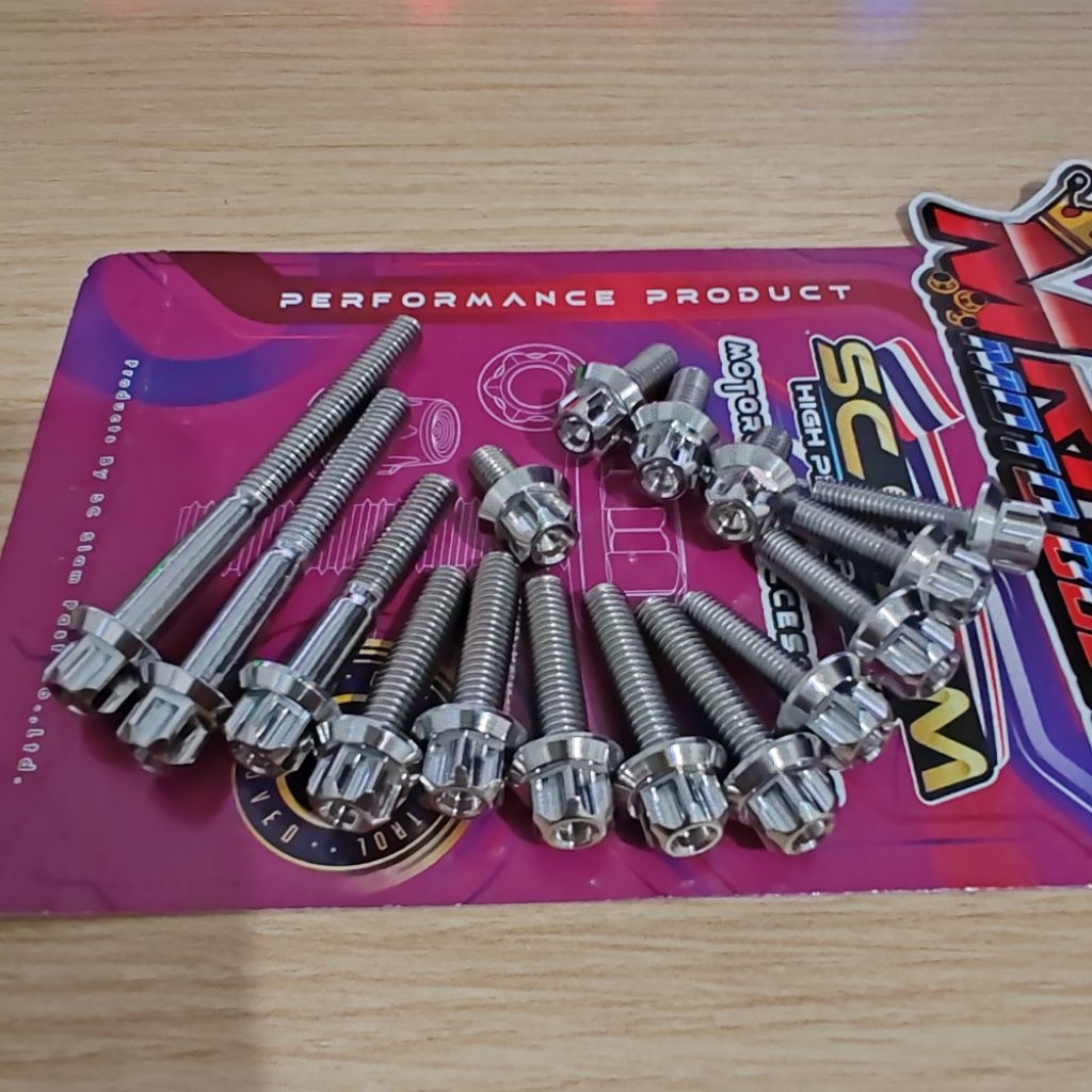 CNC MIO SPORTY CRANKCASE BOLTS 16PCS | Shopee Philippines