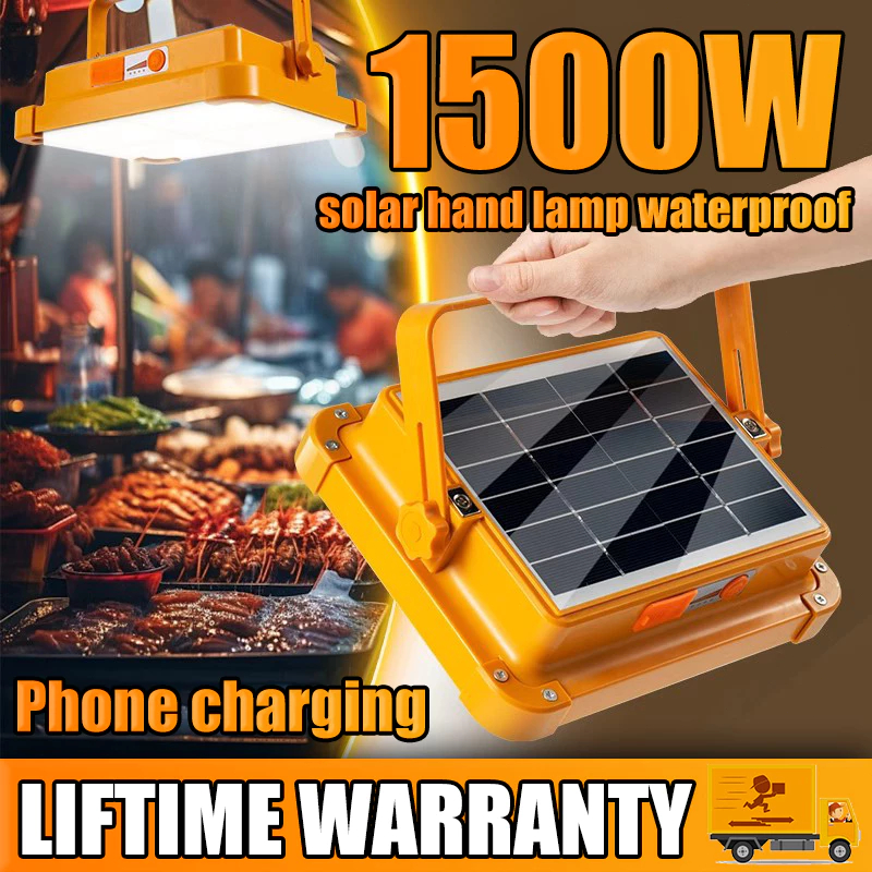 Solar Emergency Light Solar Light Outdoor Waterproof Solar LED Flood ...