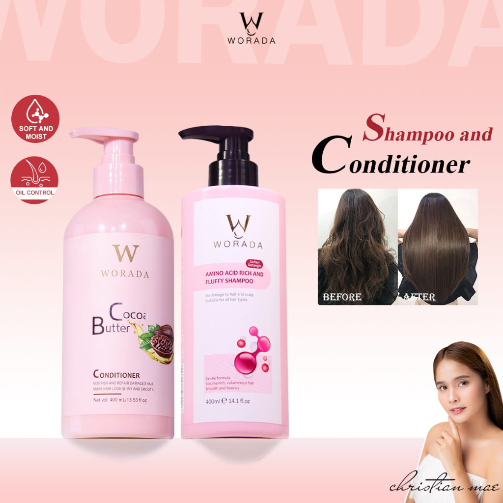 WORADA Shampoo and Conditioner Fast Regrowth Hair Thick Shampoo Anti ...