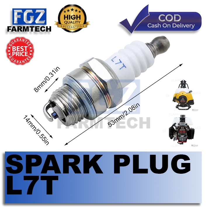 L7T SPARK PLUG KAWASAKI TD40 EC04 411 2 STROKE GRASS CUTTER CHAIN SAW ...