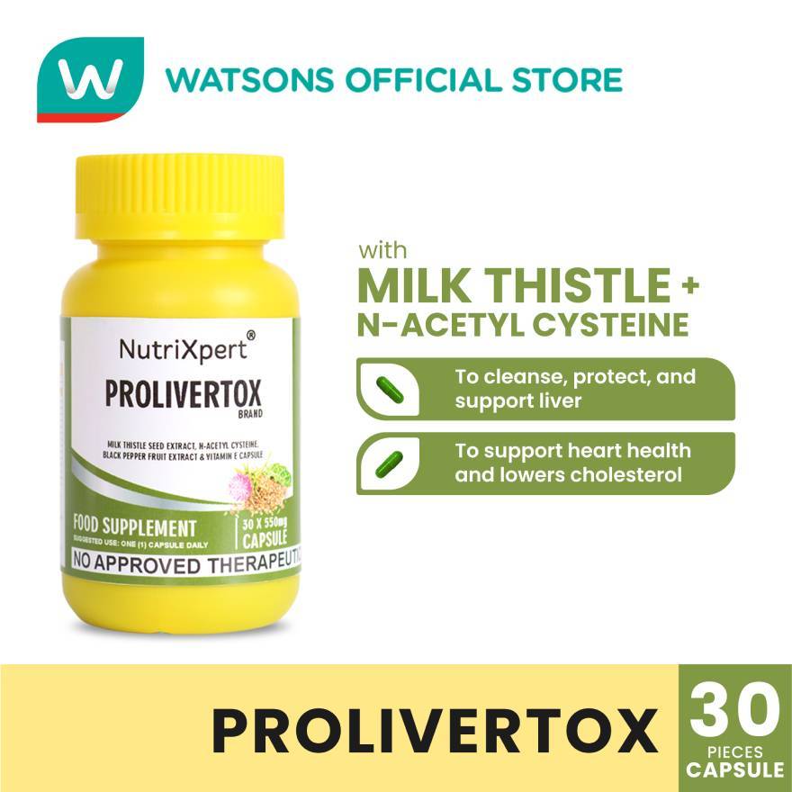 NUTRIXPERT Prolivertox 500mg 30s | Shopee Philippines