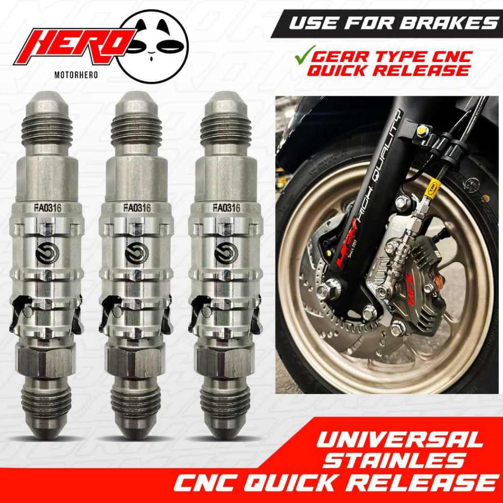 Bremb Quick Release Gear Type Premium CNC Stainless Universal | Shopee ...