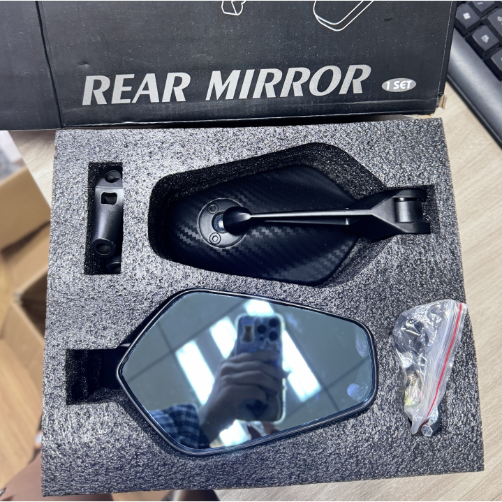 Motorcycle Side Mirror V2 Street King Anti-glare Street King Adjustable ...