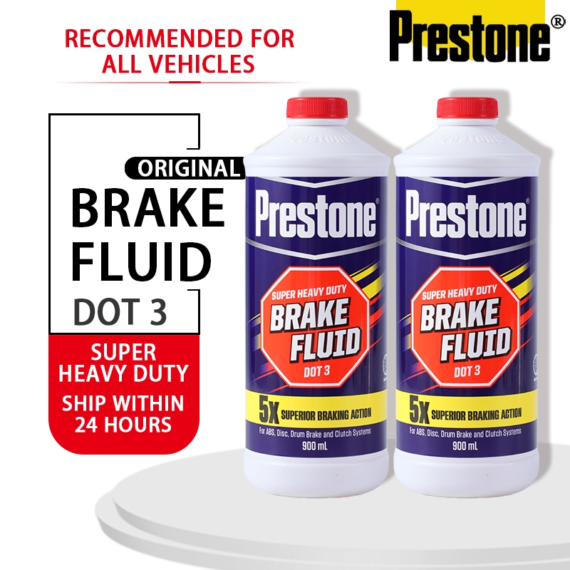 Prestone DOT3 Oil 500-900ml Heavy Duty Motorcycle and car For Honda ...
