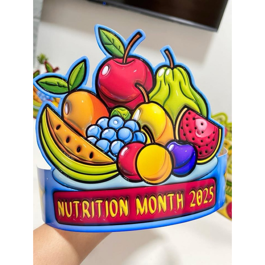 3D Head Dress For Nutrition Month (Machine Cut) | Shopee Philippines