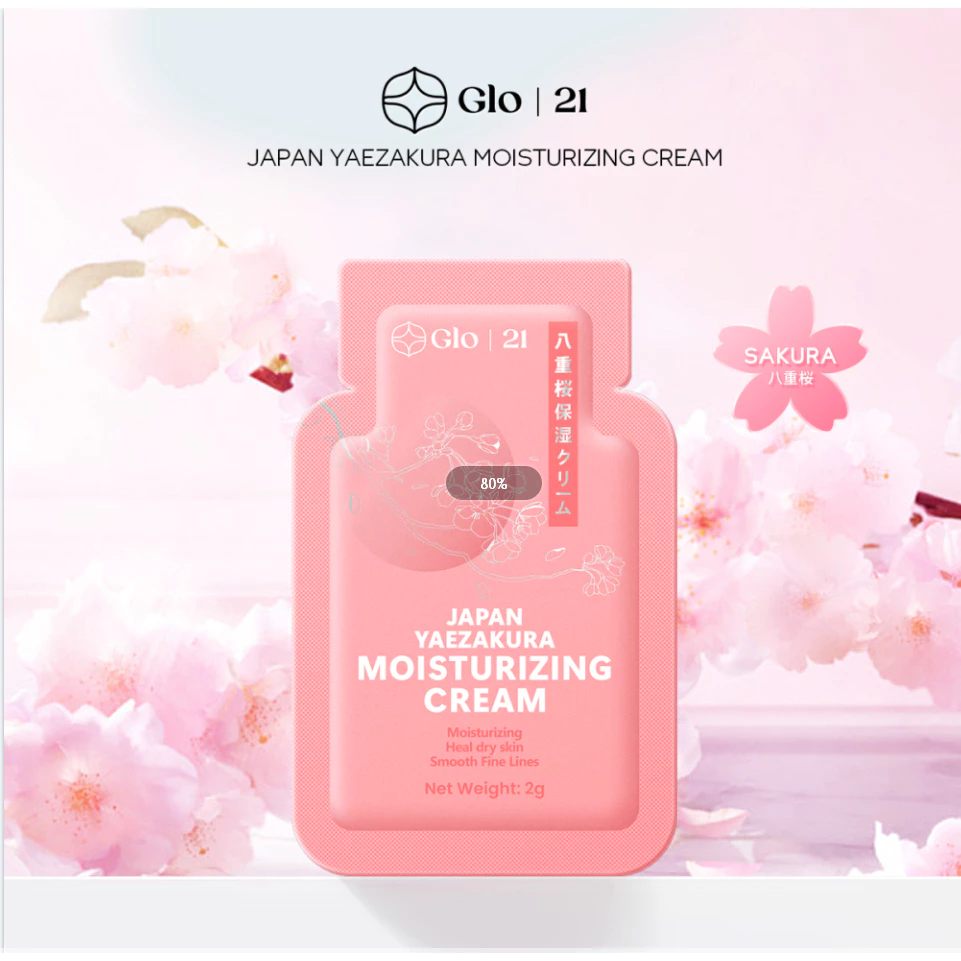 [FDA approved] GLO21 JAPAN YAEZAKURA MOISTURIZING CREAM SACHET-helps in ...