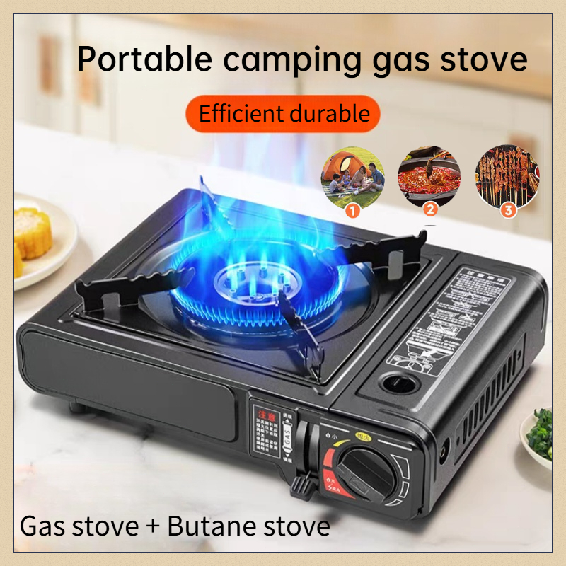 Picnic barbecue 2in1 With Box Butane Gas Stove Portable camping cooking ...