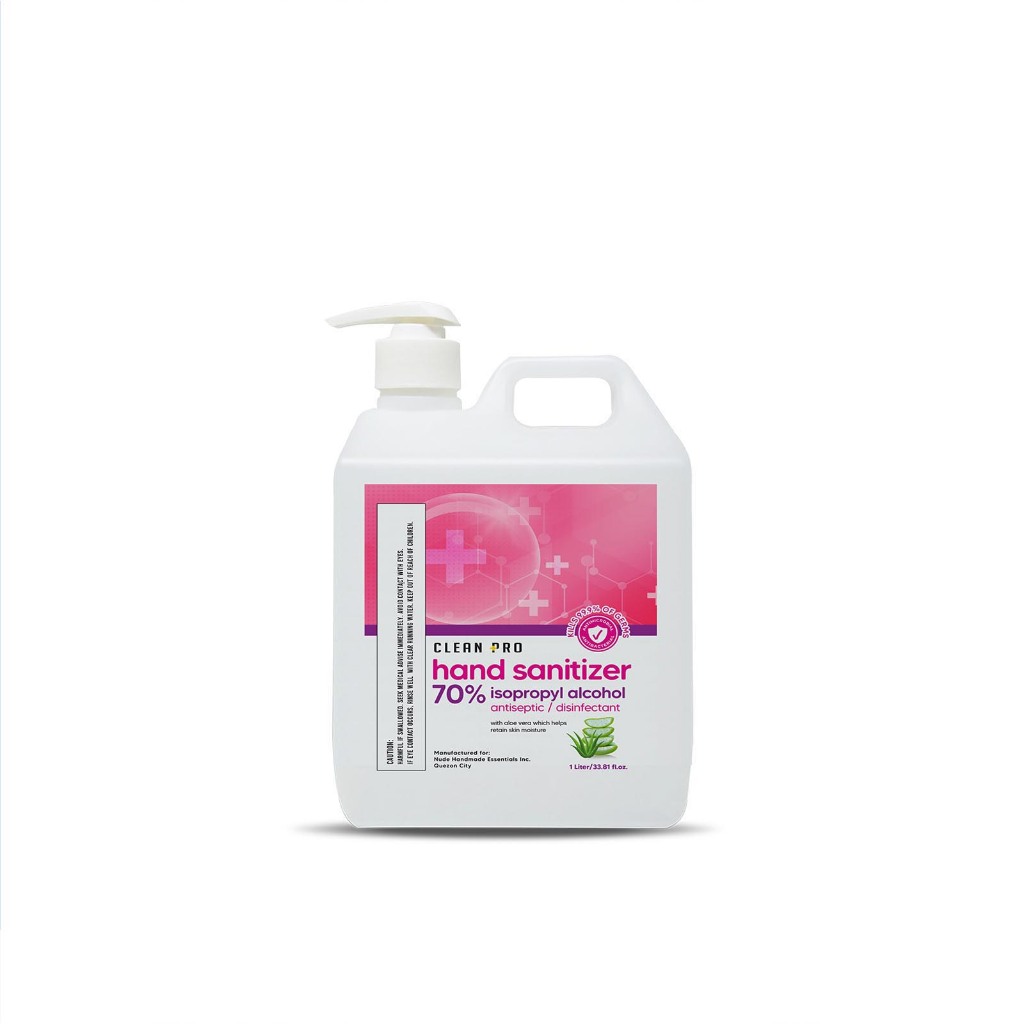 Clean Pro Hand Sanitizer 1 Liter | Shopee Philippines