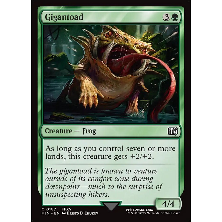 MTG Gigantoad - (FIN) FINAL FANTASY | Shopee Philippines