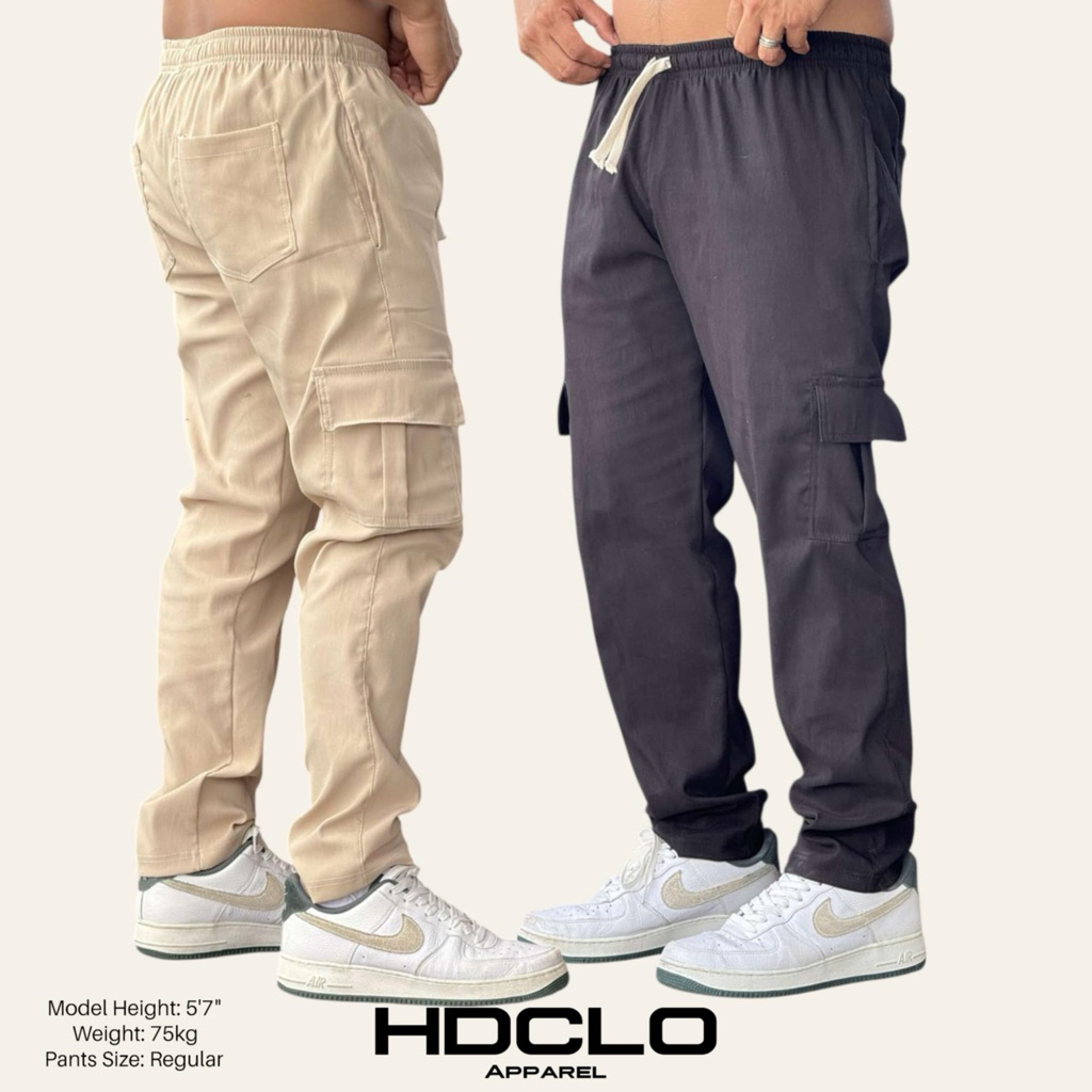 6 Pockets Baston Cargo Pants ( Semi Skinny Fit) | Maong Type | Makapal ...