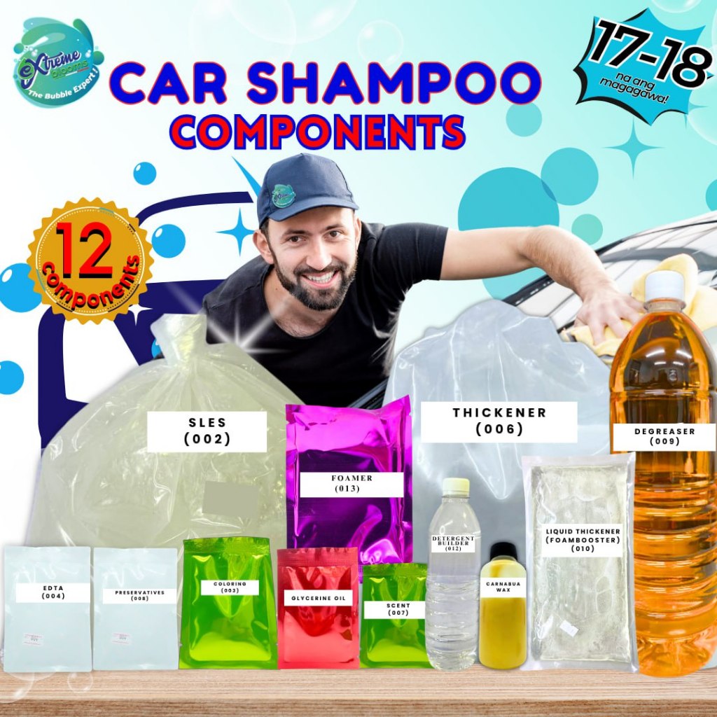 Extreme Blooms - Car Shampoo Diy Kit (17-18 liters yield ) | Shopee ...