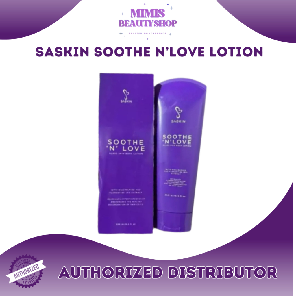 SASKIN Soothe n' Love Glass Skin Body Lotion with SPF 50 PA+++ | Shopee ...