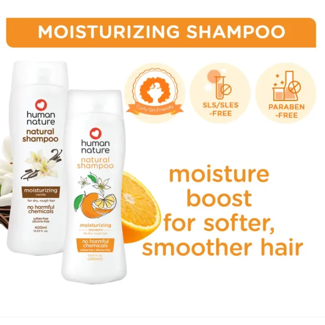 Human Nature Moisturizing Shampoo | Dry Rough Hair | Shopee Philippines