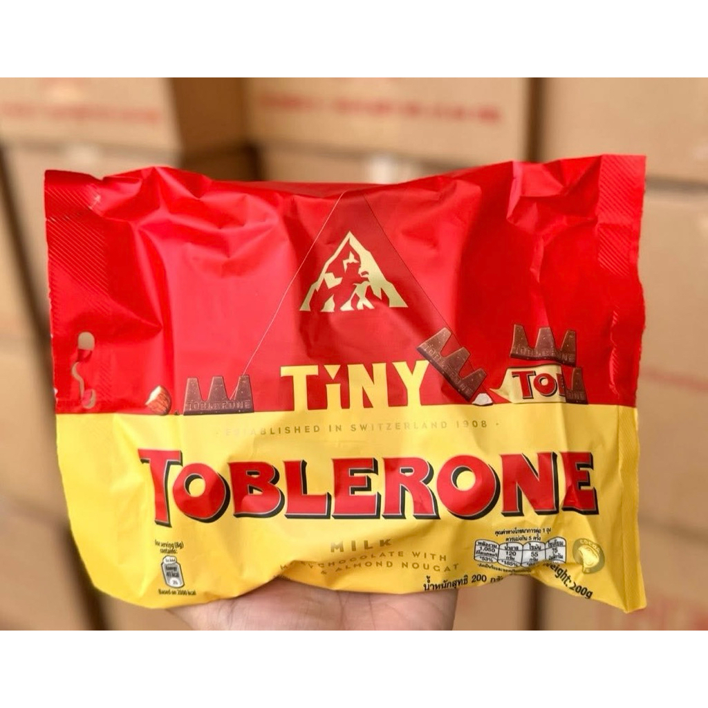 TINY TOBLERONE 200g * 6 packs(April 2026 Exp) | Shopee Philippines