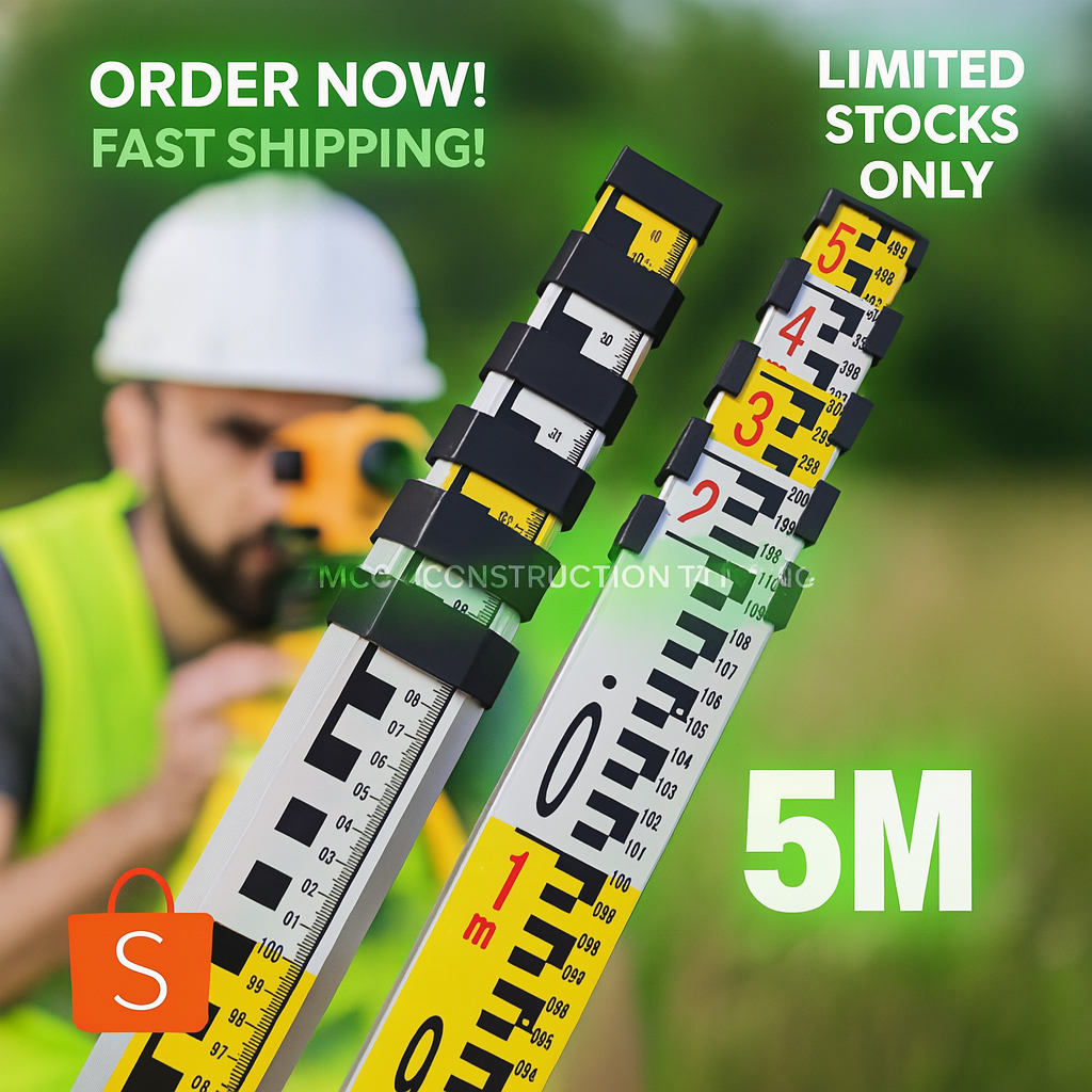 Measuring staff Stadia Rod for autolevel total station Construction ...