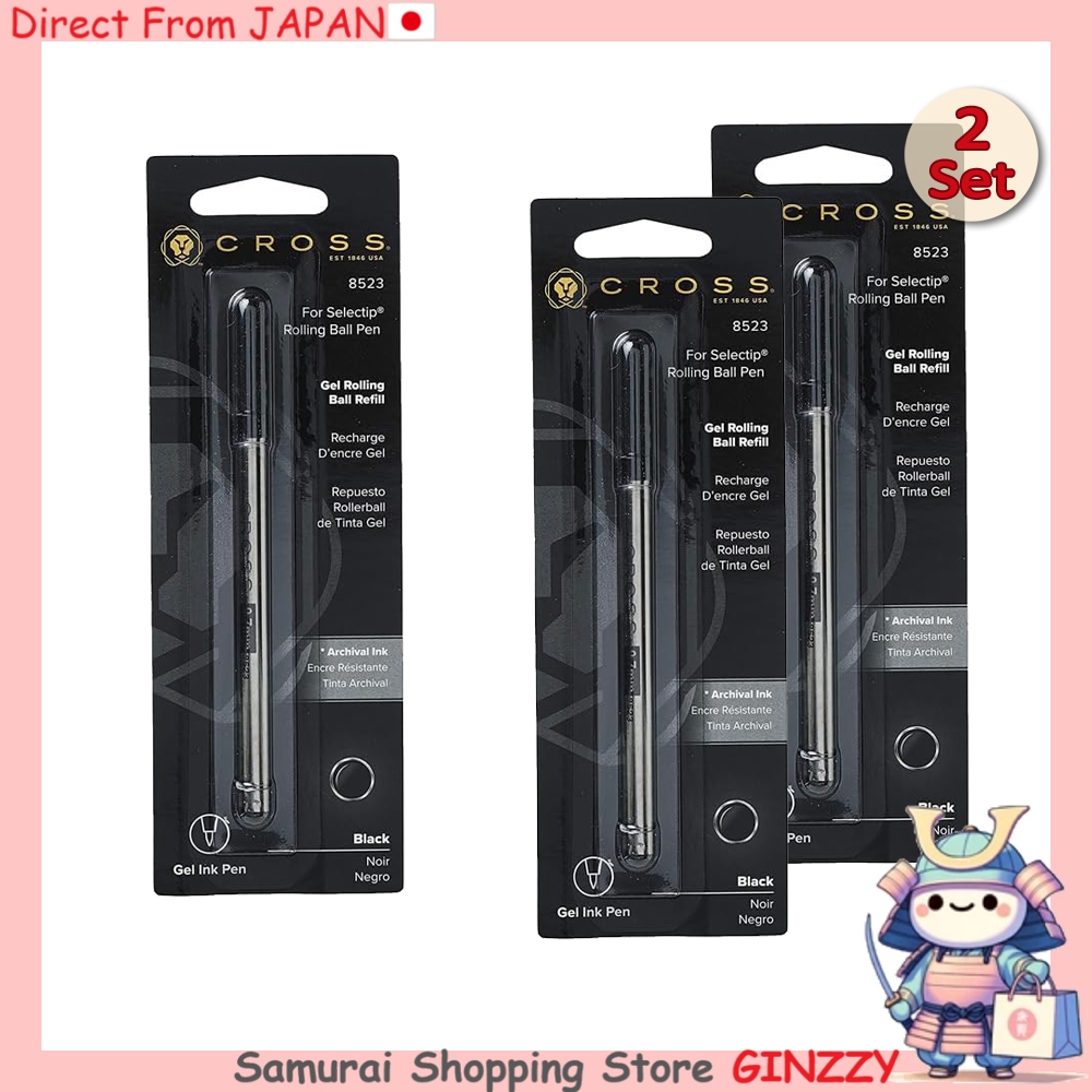 CROSS Selectip Rollerball Gel Ink Refill Black 8523 Japan Stationery | Shopee Philippines