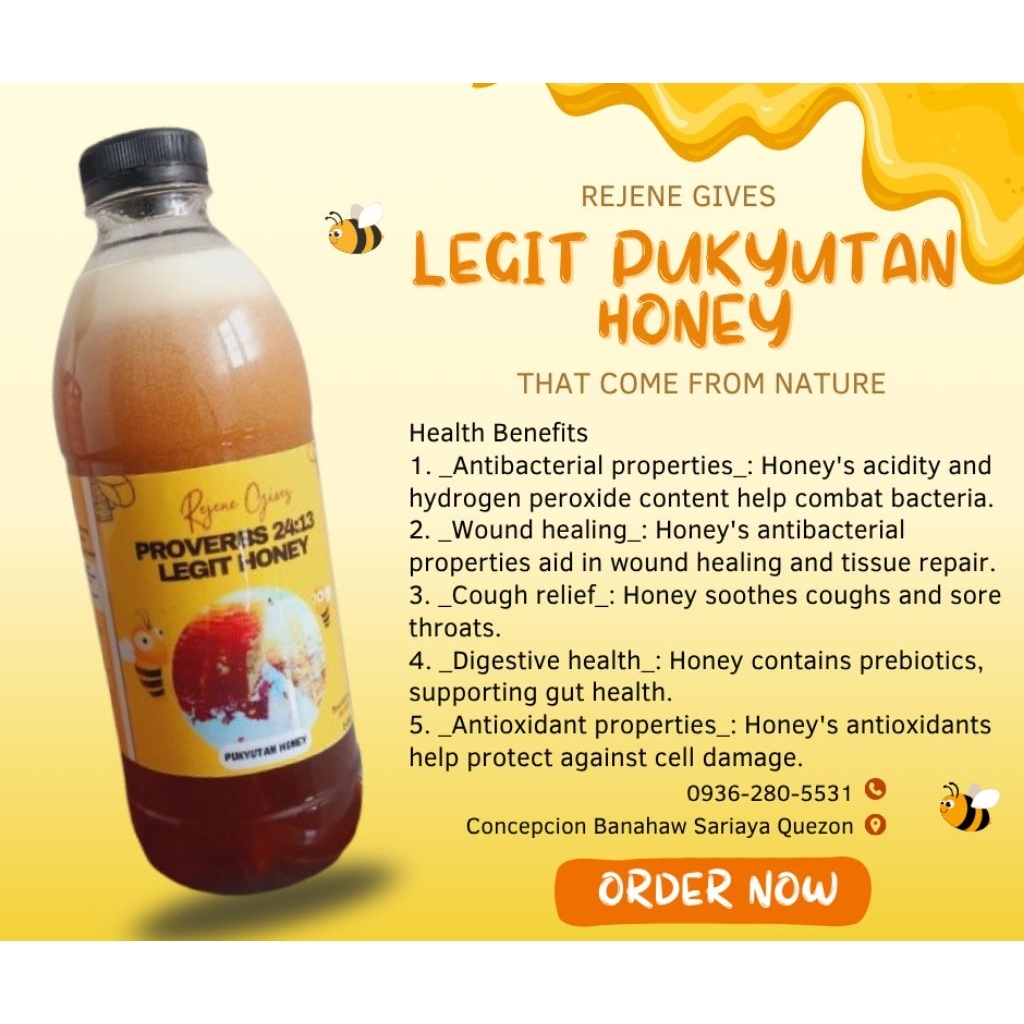 Rejene Gives Legit Pukyutan Honey of Mt. Banahaw 1300g | Shopee Philippines