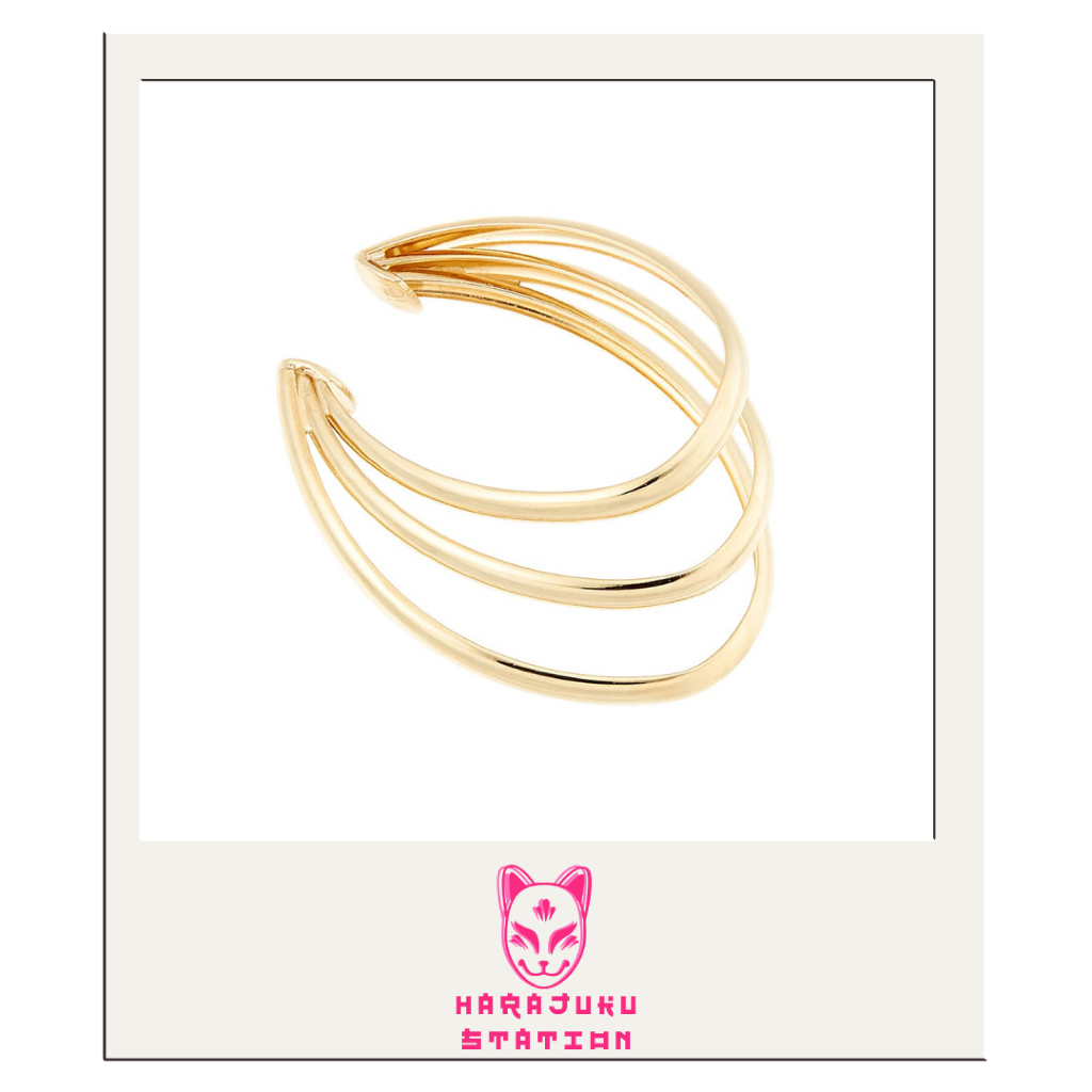 [Direct from Japan] Authentic Gold K10 Yellow Gold Moon Trio Ear Cuff ...