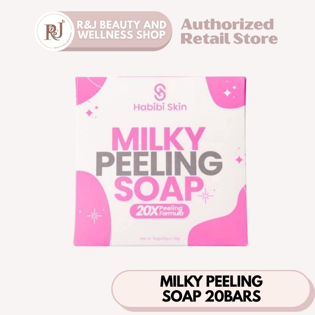 Habibi Skin Milky Peeling Soap 20X Formula – Whitening, Exfoliating ...