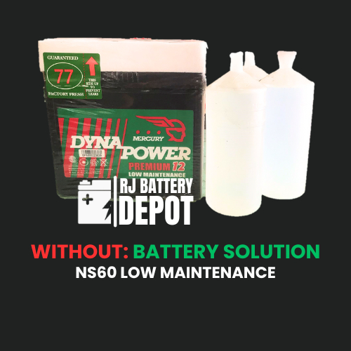 (WITH OR WITHOUT BATTERY SOLUTION) NS60 DYNA POWER LOW MAINTENANCE | Shopee Philippines