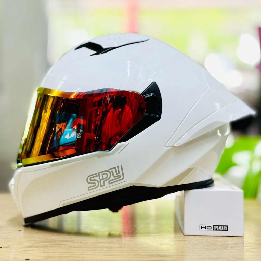 SPYDER STRIKE V2 Full-Face Dual Visor Helmet with (FREE CLEAR VISOR ...