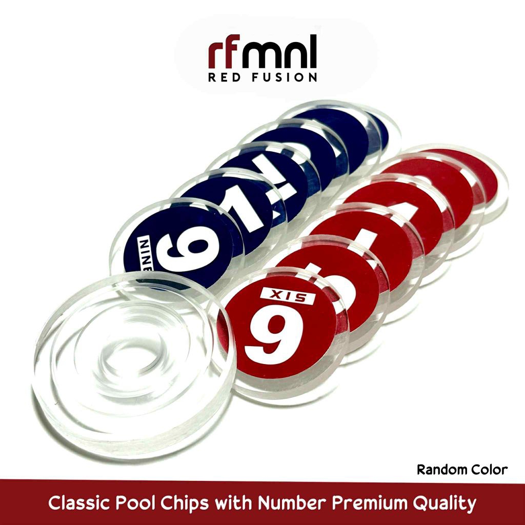 Classic Pool Chips With Number Premium Quality po | Shopee Philippines