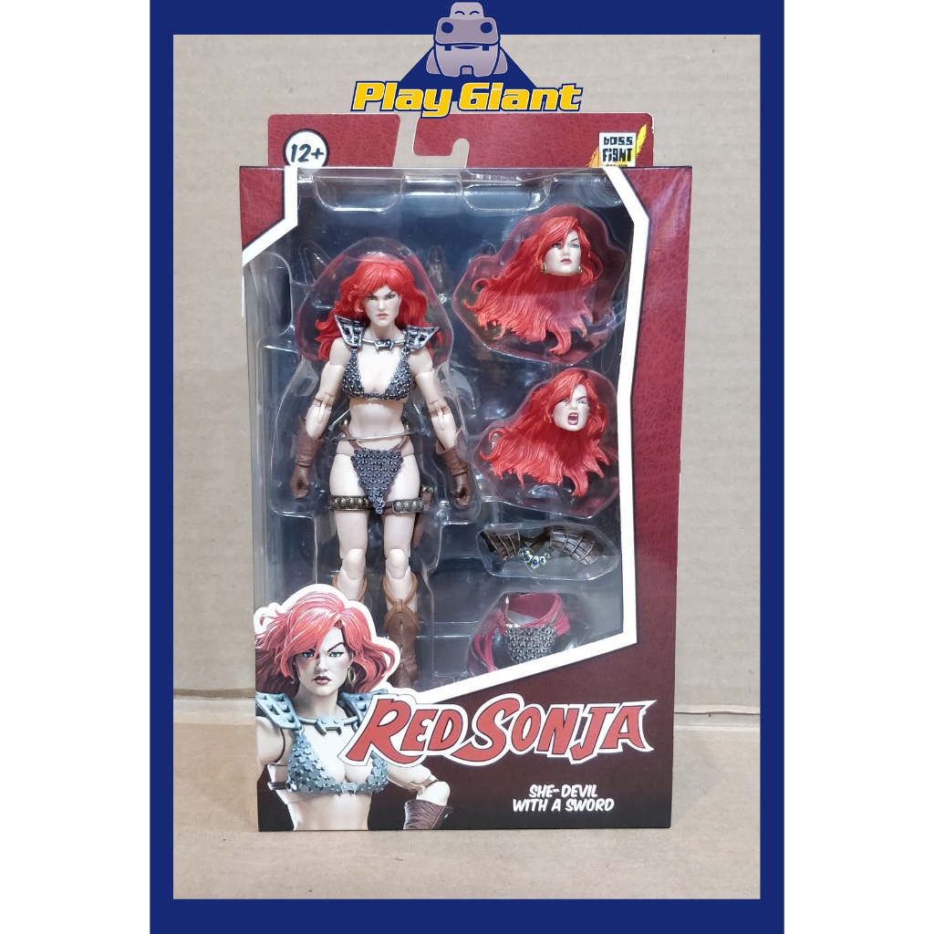 Boss Fight EPIC H.A.C.K.S. Red Sonja Action Figure | Shopee Philippines