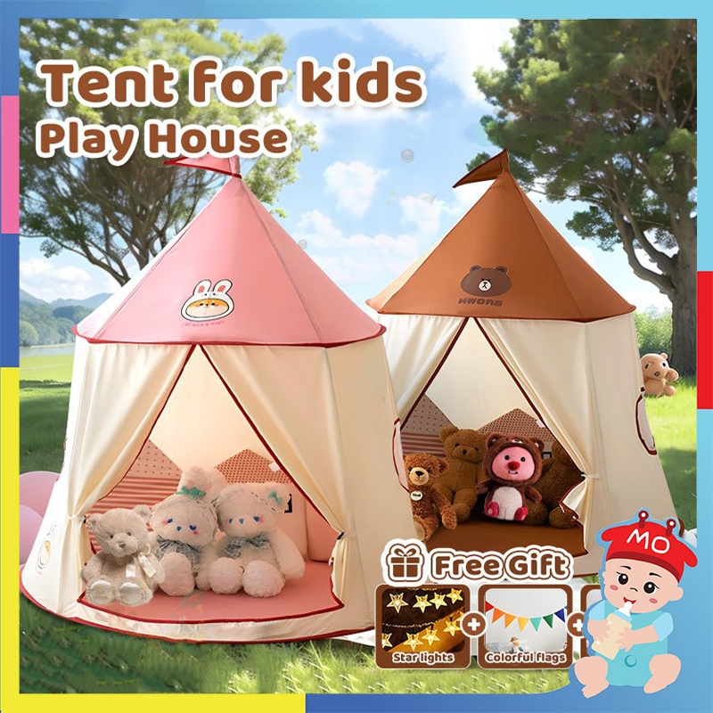 Playtent For Kids Playhouse For Kids Outdoor&Indoor Big Princess Castle ...