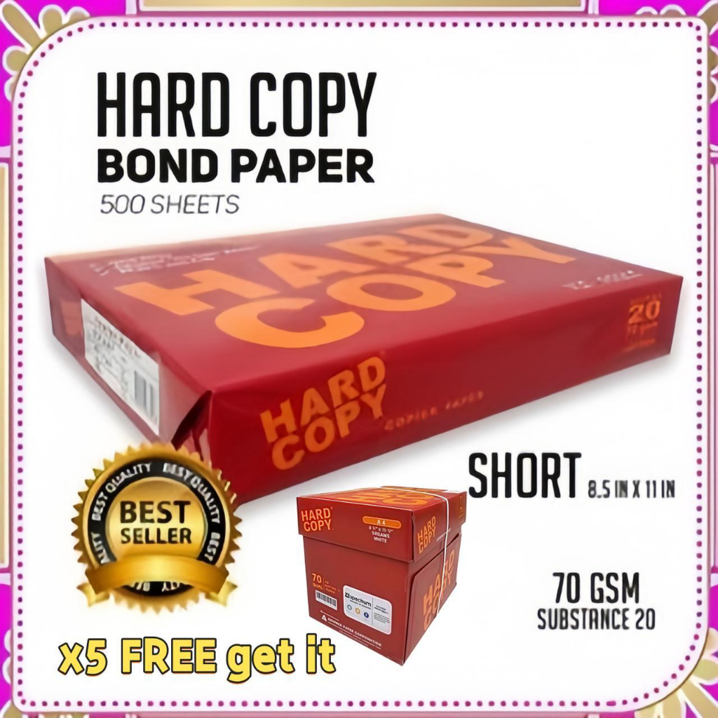 【COD】Hard Copy Short A4 Long Bond Paper White 70gsm Advance Copier ...