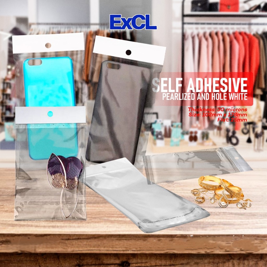 ExCL OPP Pearlized Resealable Bag (1pack - 100pcs) | Shopee Philippines