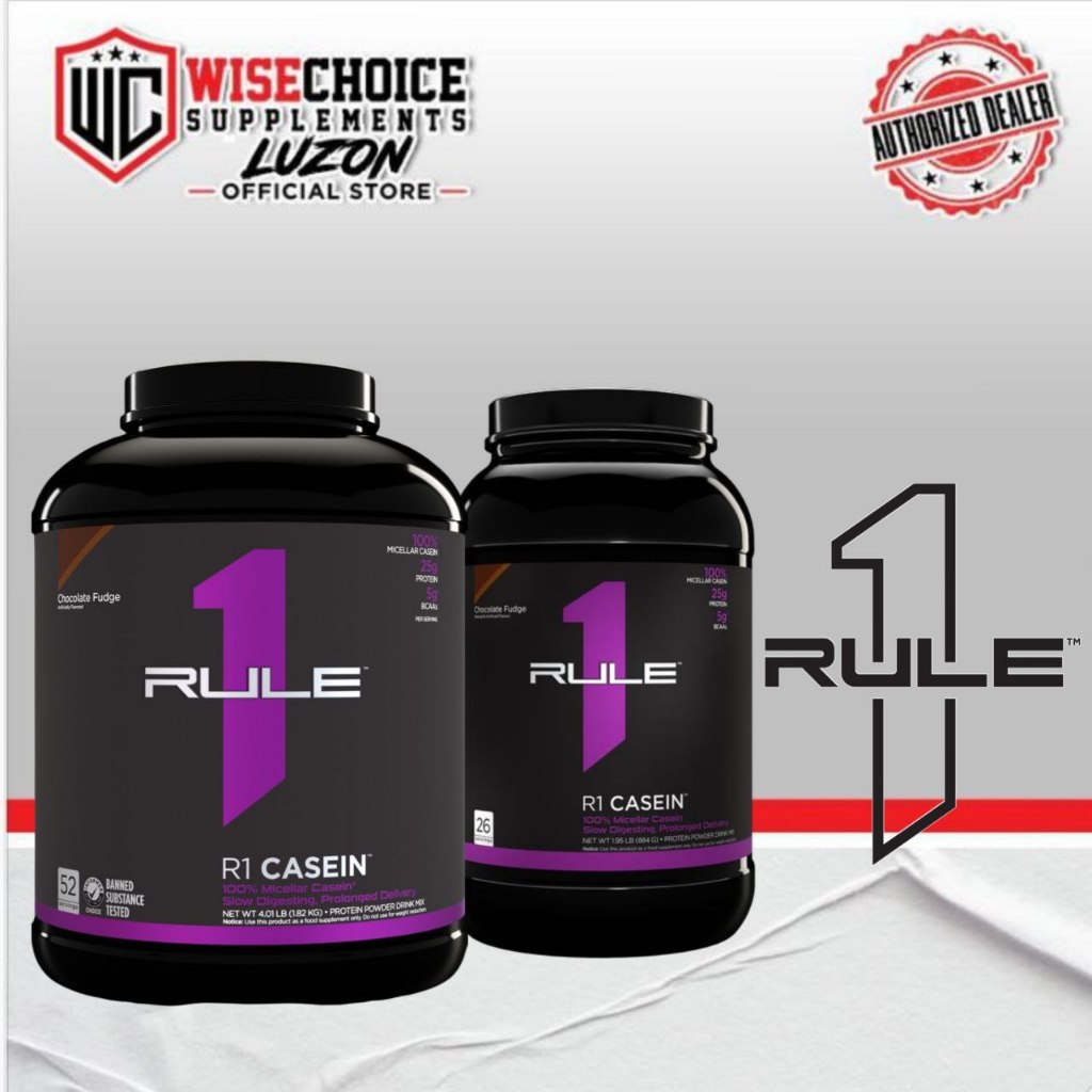 RULE 1 R1 Casein Slow Release Protein | Shopee Philippines