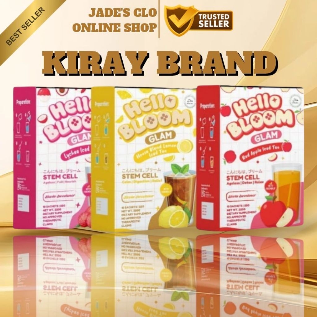 KIRAY BRAND HELLO BLOOM GLAM SKIN NAIL & HAIR REJUVENATING DIETARY ...