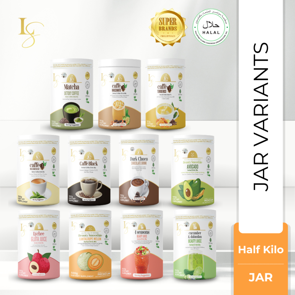 LUXE SLIM HALF KILO BEAUTY AND WELLNESS ALL VARIANTS (500GRAMS PER JAR ...