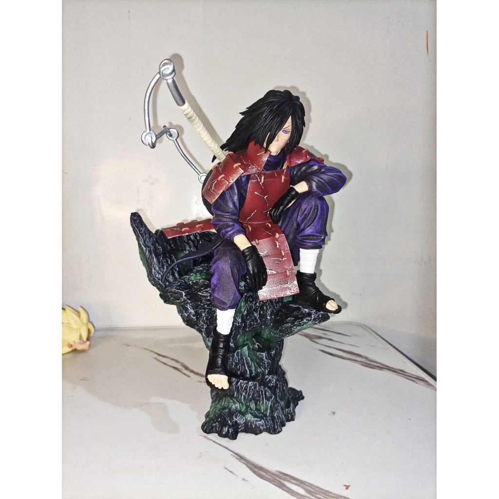 GKKO UCHIHA MADARA SITTING IN THE ROCK 28cm | Shopee Philippines