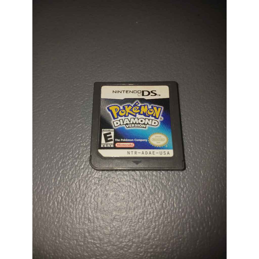 Pokemon Diamond - Authentic cartridge with case and repro cover art ...