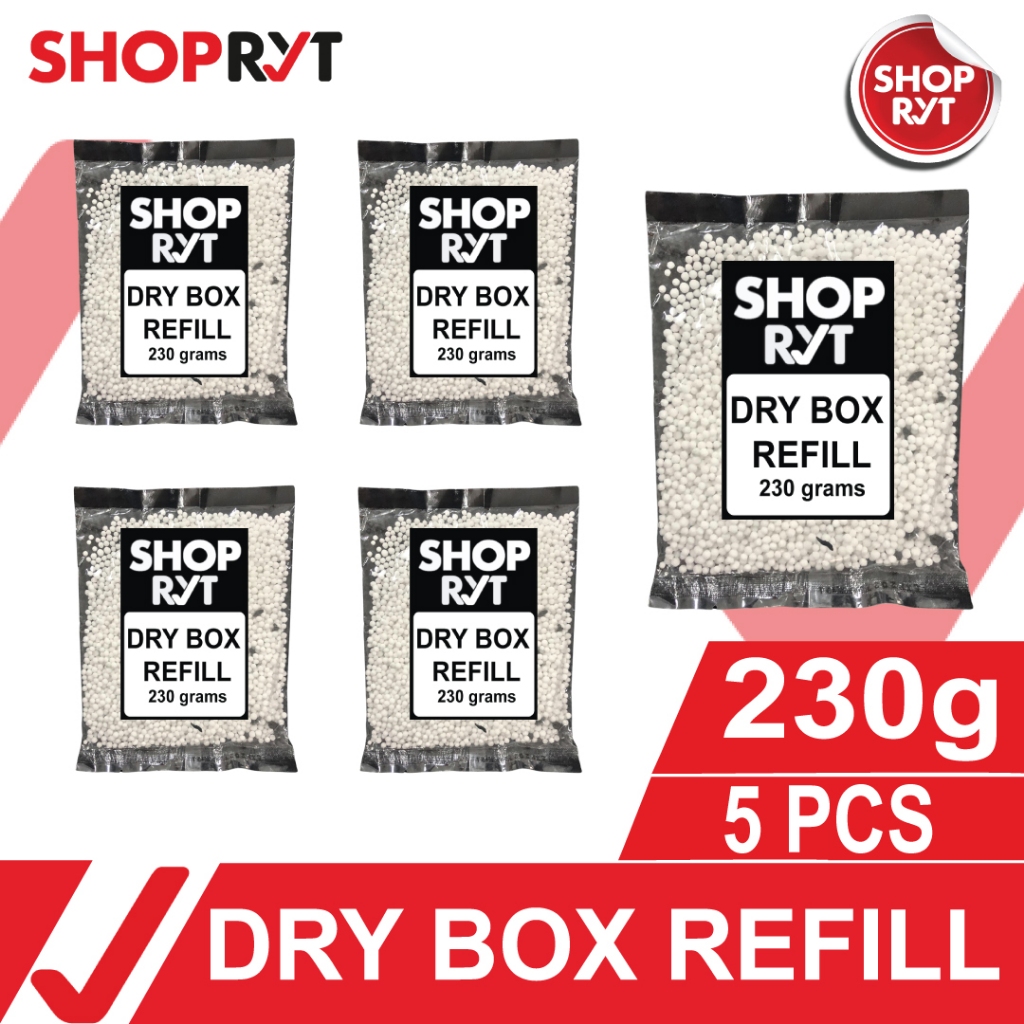ShopRYT Dry Box Refill 230g / 500ml 5packs Dehumidifier Dessicant ...